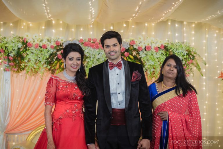 Celebrity Actor Ganesh Venkatram and Nisha Krishnan Wedding Reception ...