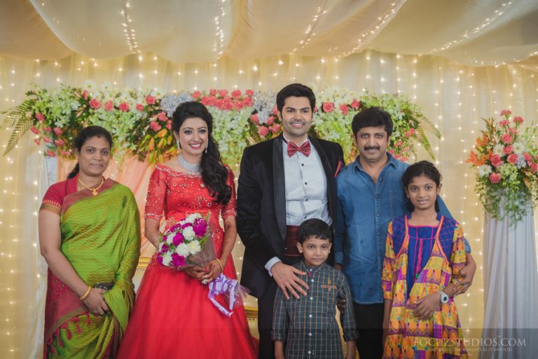 Celebrity Actor Ganesh Venkatram and Nisha Krishnan Wedding Reception ...