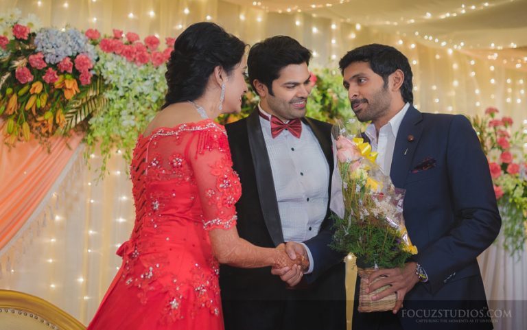 Celebrity Actor Ganesh Venkatram and Nisha Krishnan Wedding Reception ...