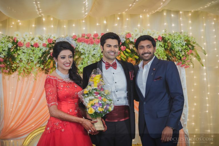 Celebrity Actor Ganesh Venkatram and Nisha Krishnan Wedding Reception ...