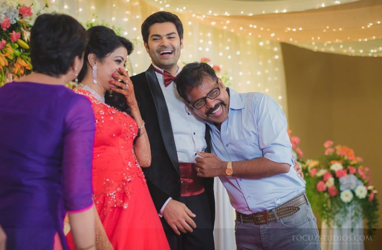 Celebrity Actor Ganesh Venkatram and Nisha Krishnan Wedding Reception ...