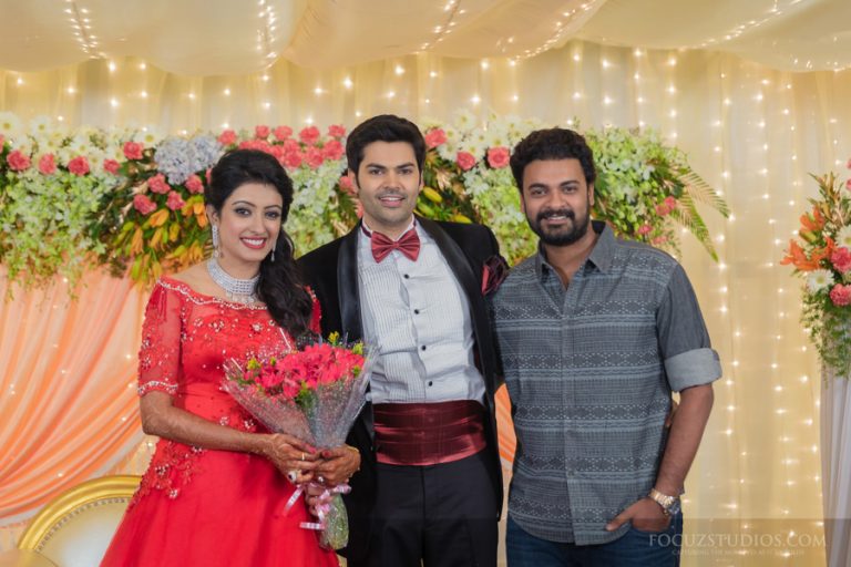 Celebrity Actor Ganesh Venkatram and Nisha Krishnan Wedding Reception ...