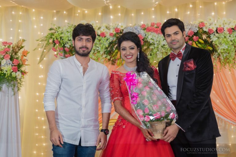 Celebrity Actor Ganesh Venkatram and Nisha Krishnan Wedding Reception ...