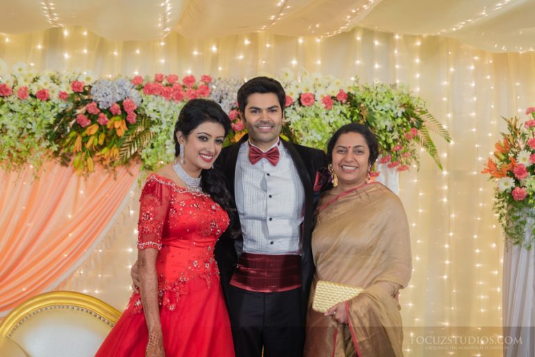 Celebrity Actor Ganesh Venkatram and Nisha Krishnan Wedding Reception ...