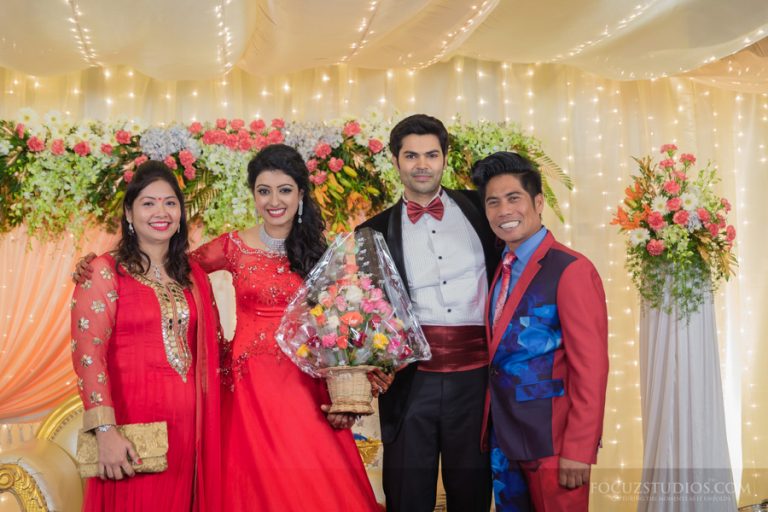 Celebrity Actor Ganesh Venkatram and Nisha Krishnan Wedding Reception ...