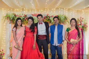Celebrity Actor Ganesh Venkatram and Nisha Krishnan Wedding Reception ...